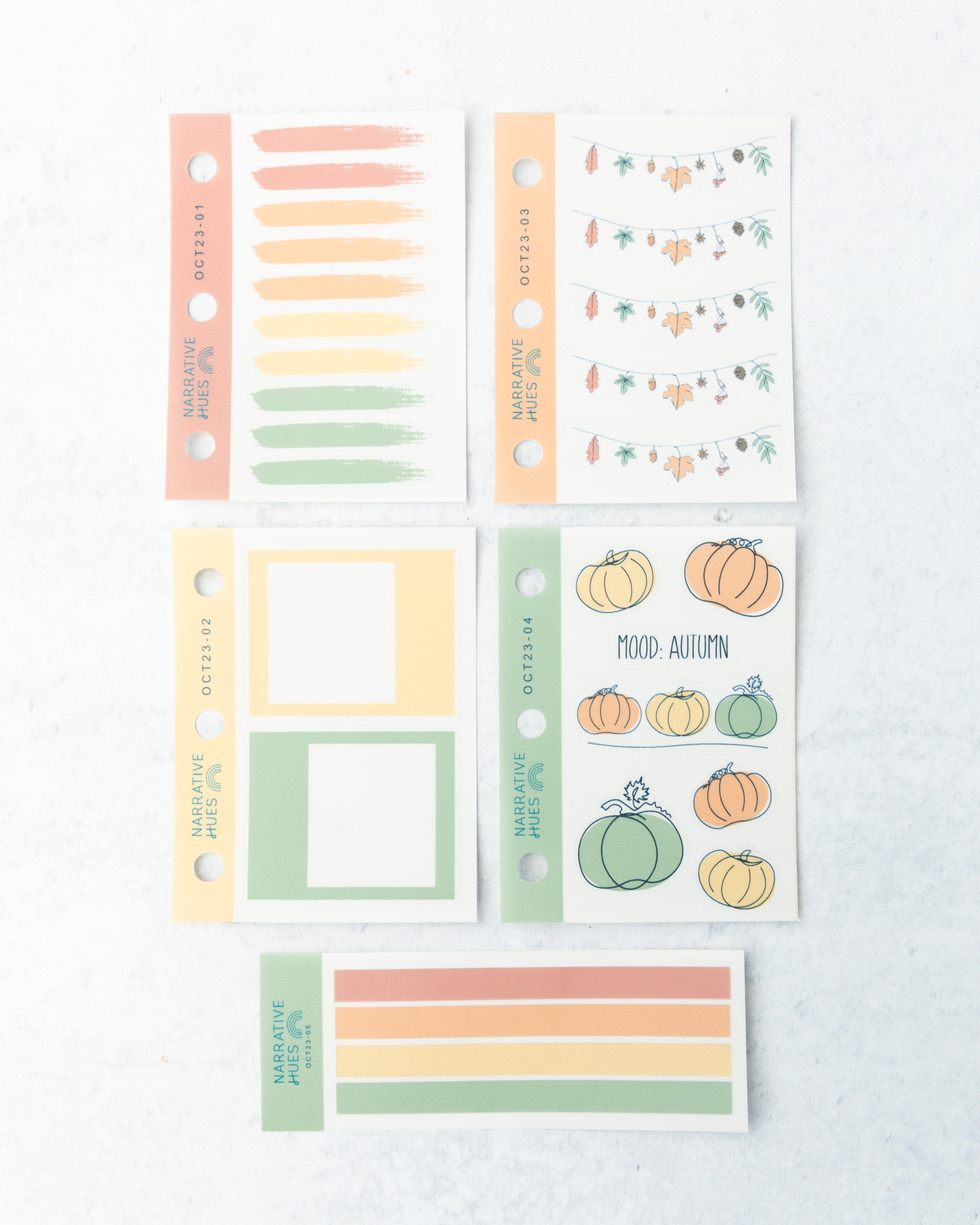 Mood: Autumn Sticker Kit – Narrative Hues