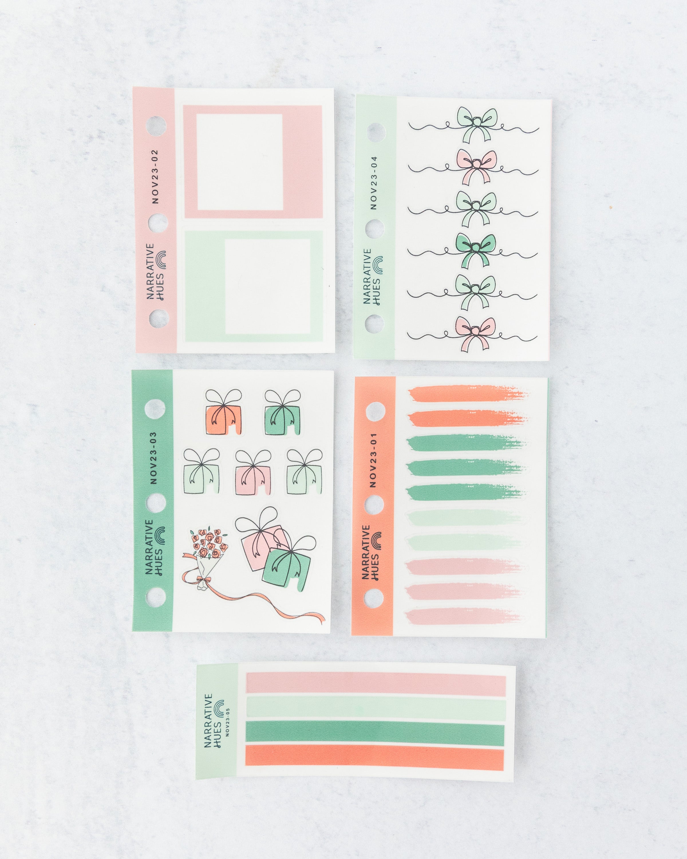 Giftings Sticker Kit – Narrative Hues