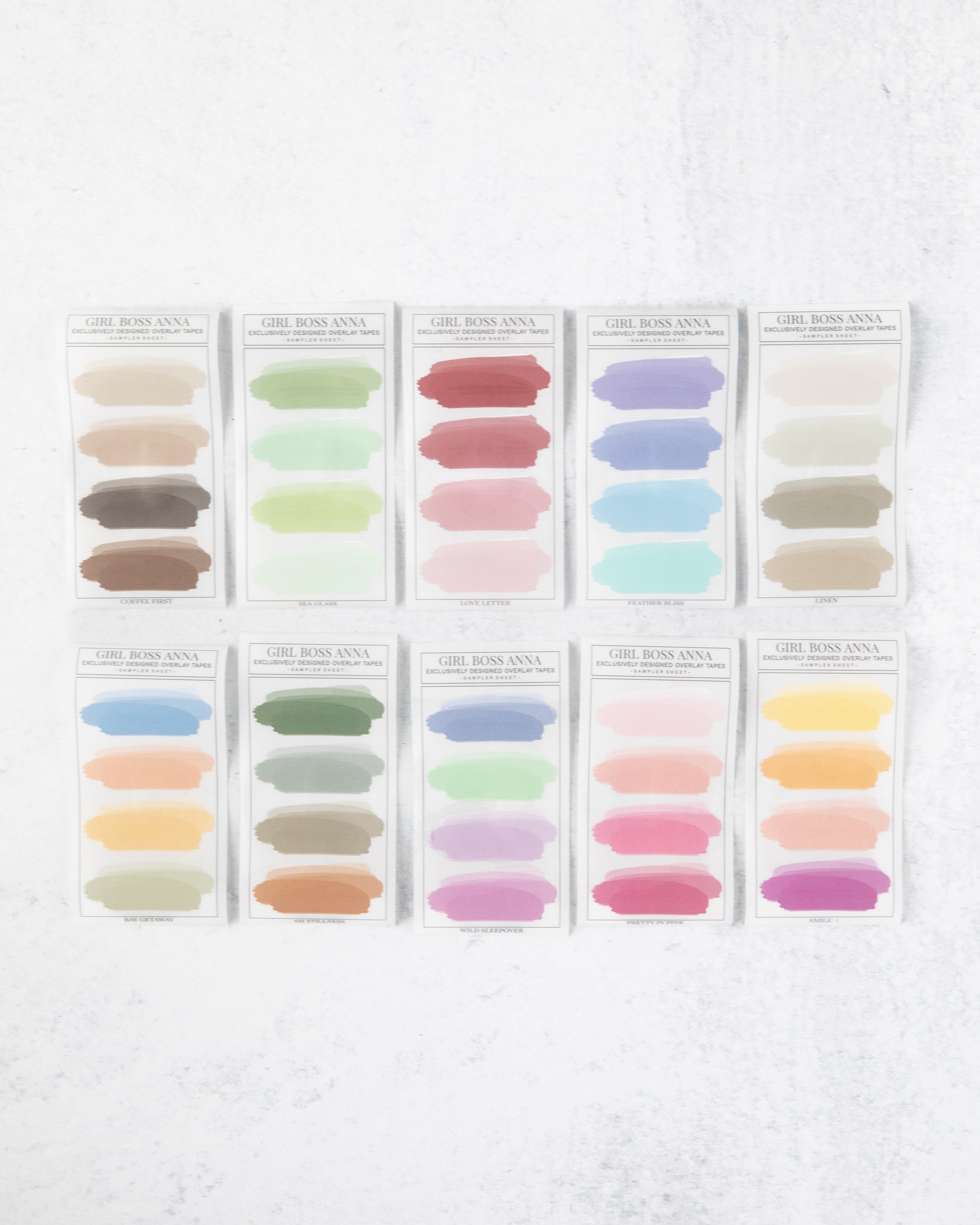 10 Sticker Sampler Pack – Narrative Hues